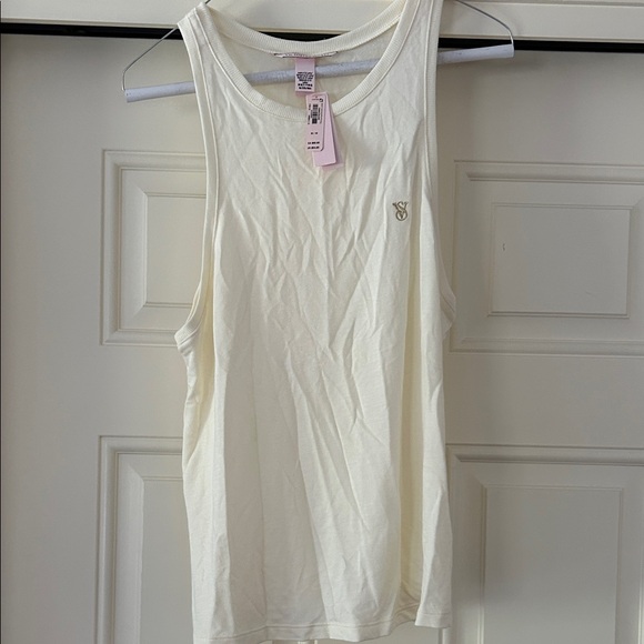 Victoria's Secret | Tops | Womens Cream Tank Top | Poshmark